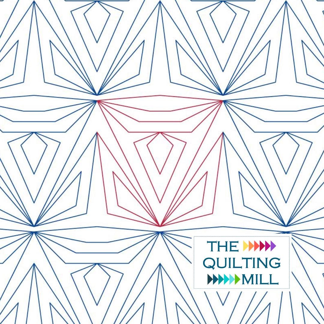 Geometric Helm - Digital Pantograph | Modern Geometric Quilt Pattern ...