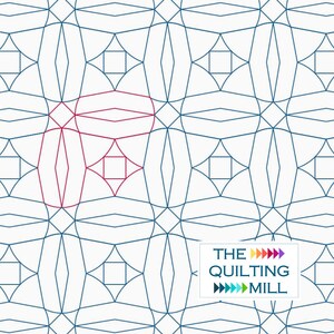 Double Wedding Ring Tile - Digital Pantograph | Modern Geometric ...