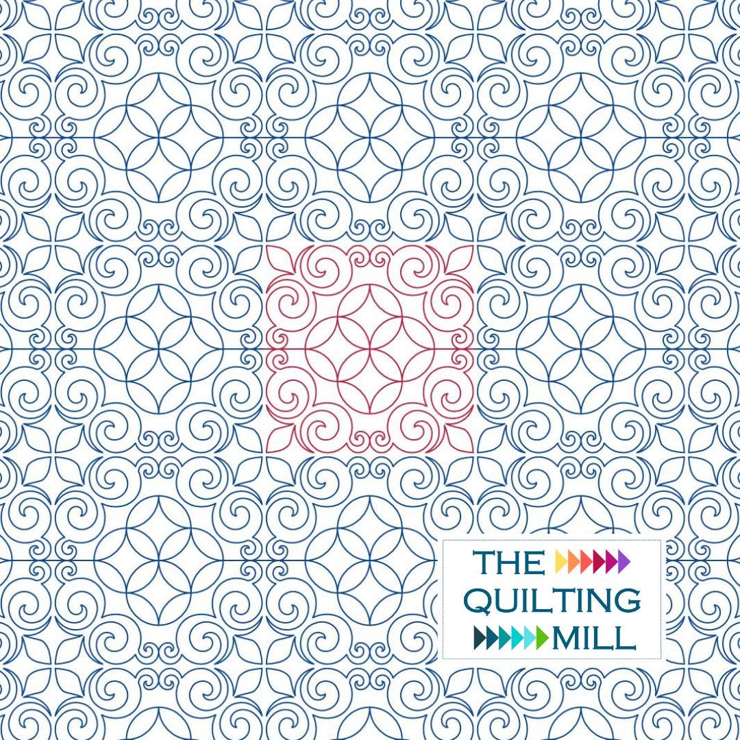 Ornate Tile Orange Peel - Quilting Pantographs | Longarm Quilt Pattern ...