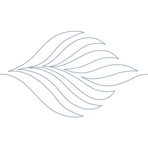 Verdant - Digital Longarm Pantograph | Leaf Quilting Design | E2E ...