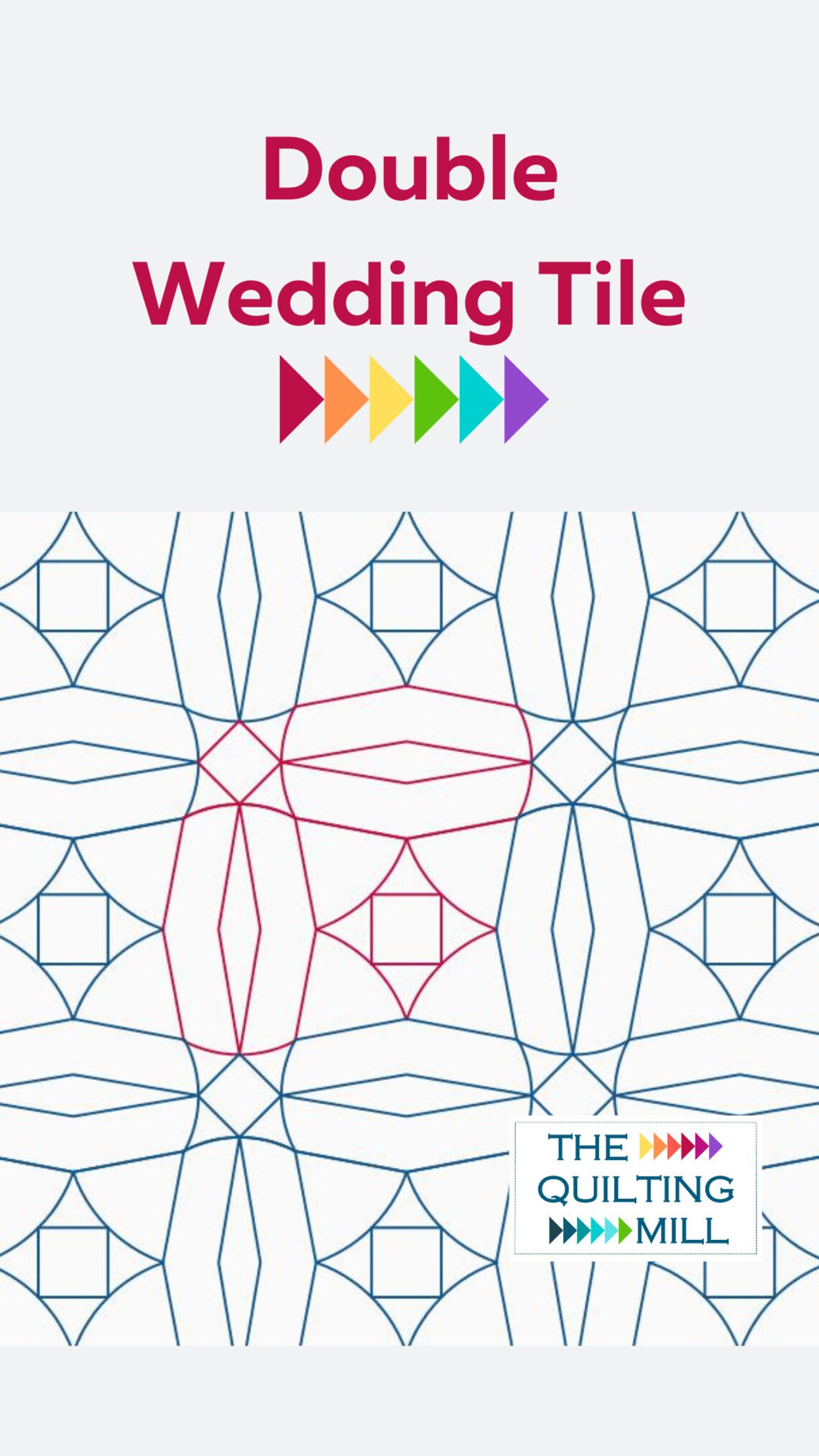 Double Wedding Ring Tile - Digital Pantograph | Modern Geometric ...
