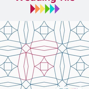 Double Wedding Ring Tile - Digital Pantograph | Modern Geometric ...