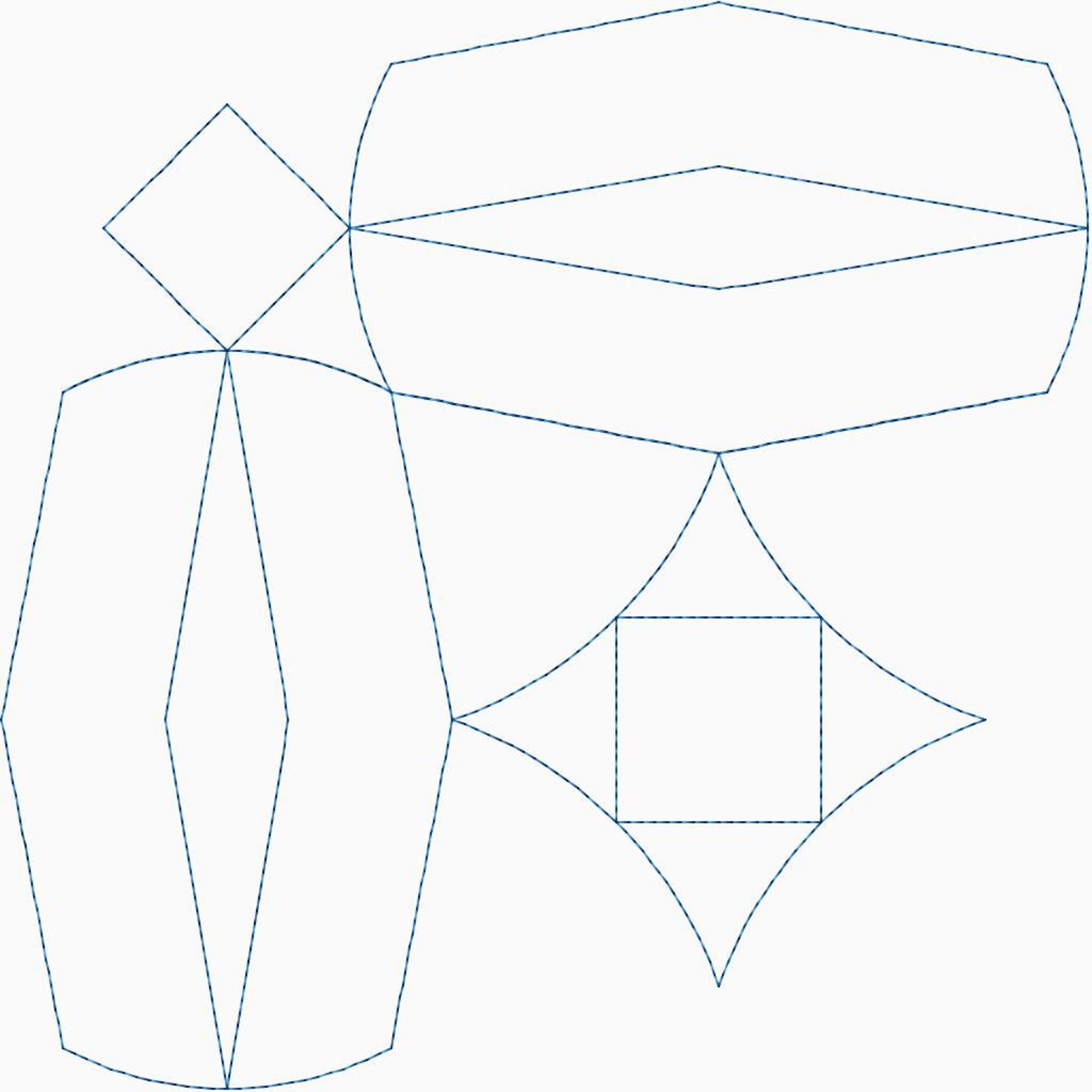 Double Wedding Ring Tile - Digital Pantograph | Modern Geometric ...