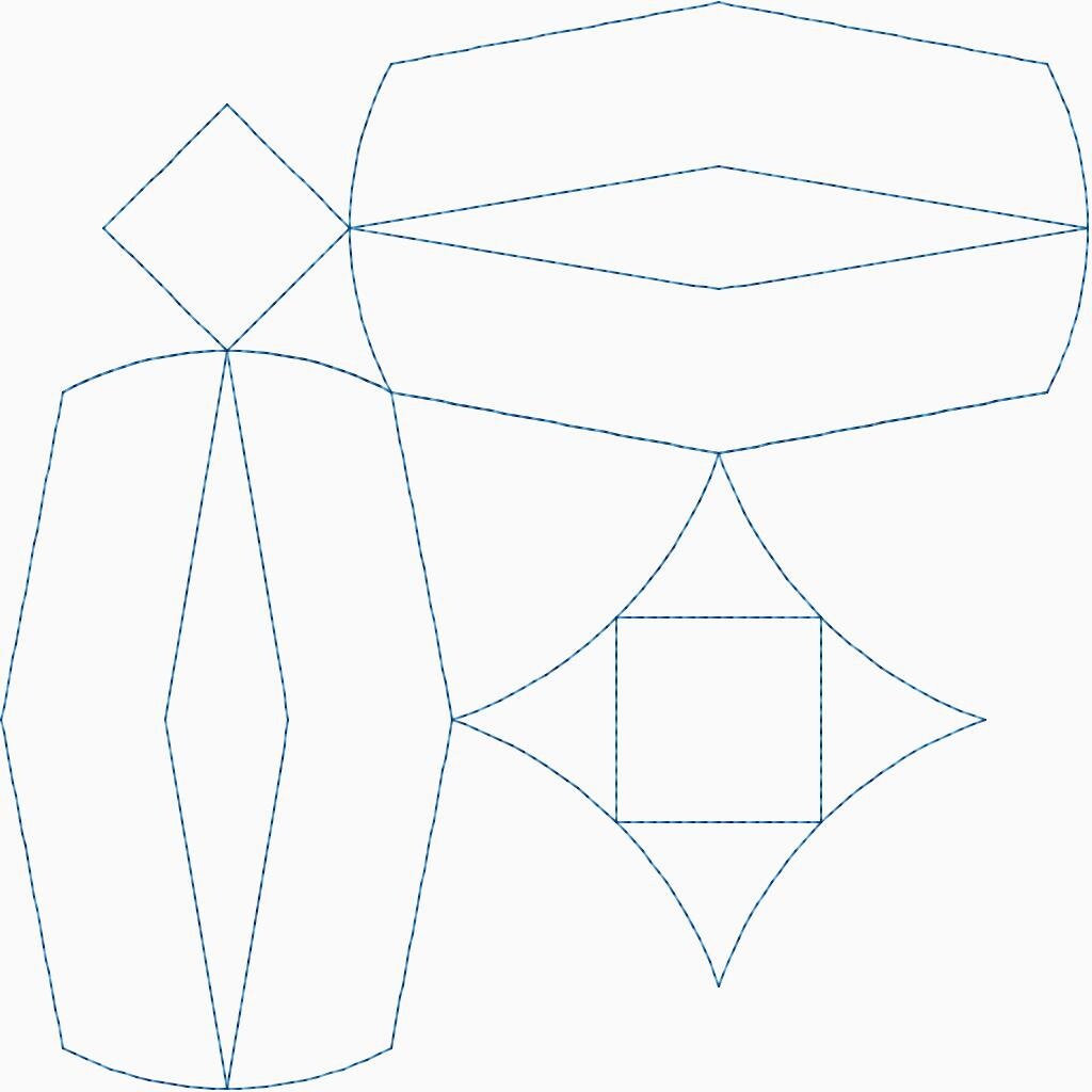 Double Wedding Ring Tile - Digital Pantograph | Modern Geometric ...