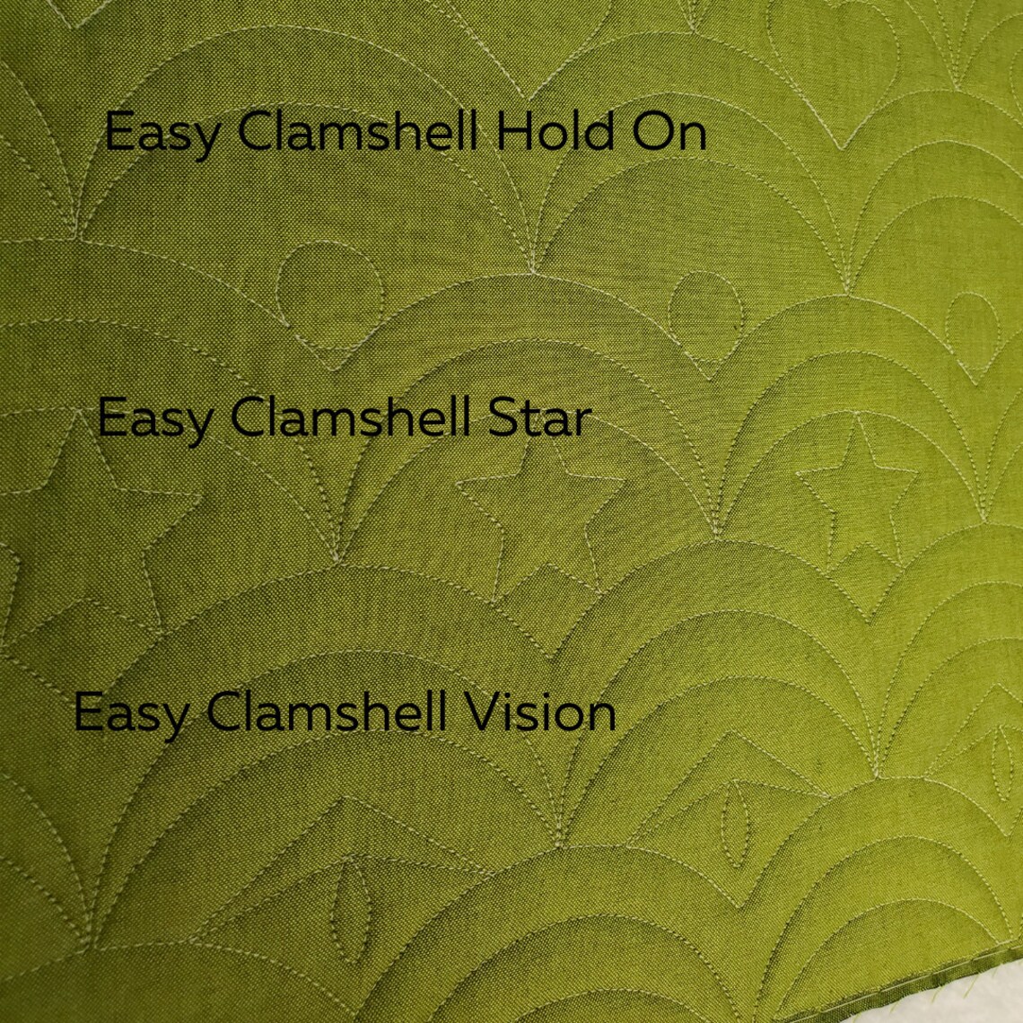 Easy Clamshell Hold on Pantograph | Digital Longarm Quilting Pattern ...