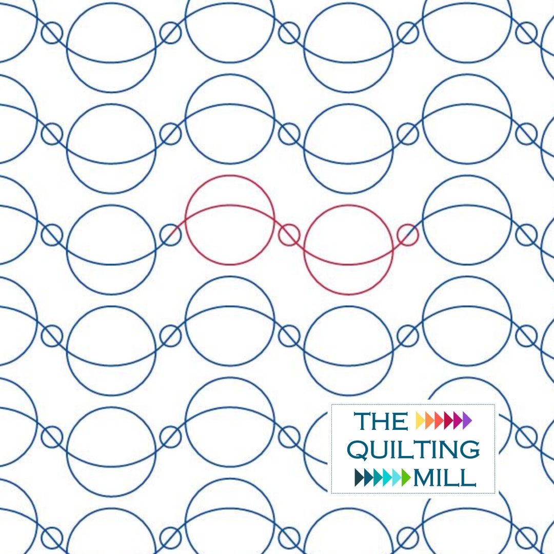 Undulate - Digital Longarm Quilting Design for Edge to Edge Pantograph ...