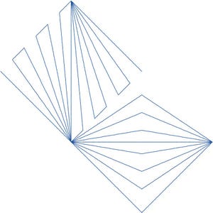 Illusion 1 - Digital Pantograph | Geometric Quilting Pattern for ...