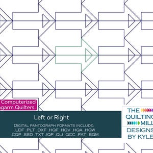 Left or Right - Digital Longarm Quilting Design for Edge to Edge ...