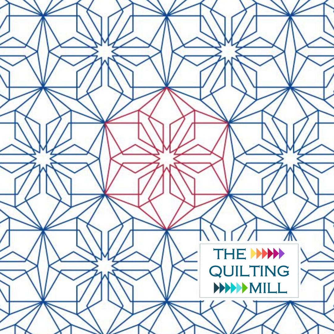 Diamond Flakes - Digital Longarm Quilting Design for Edge to Edge ...