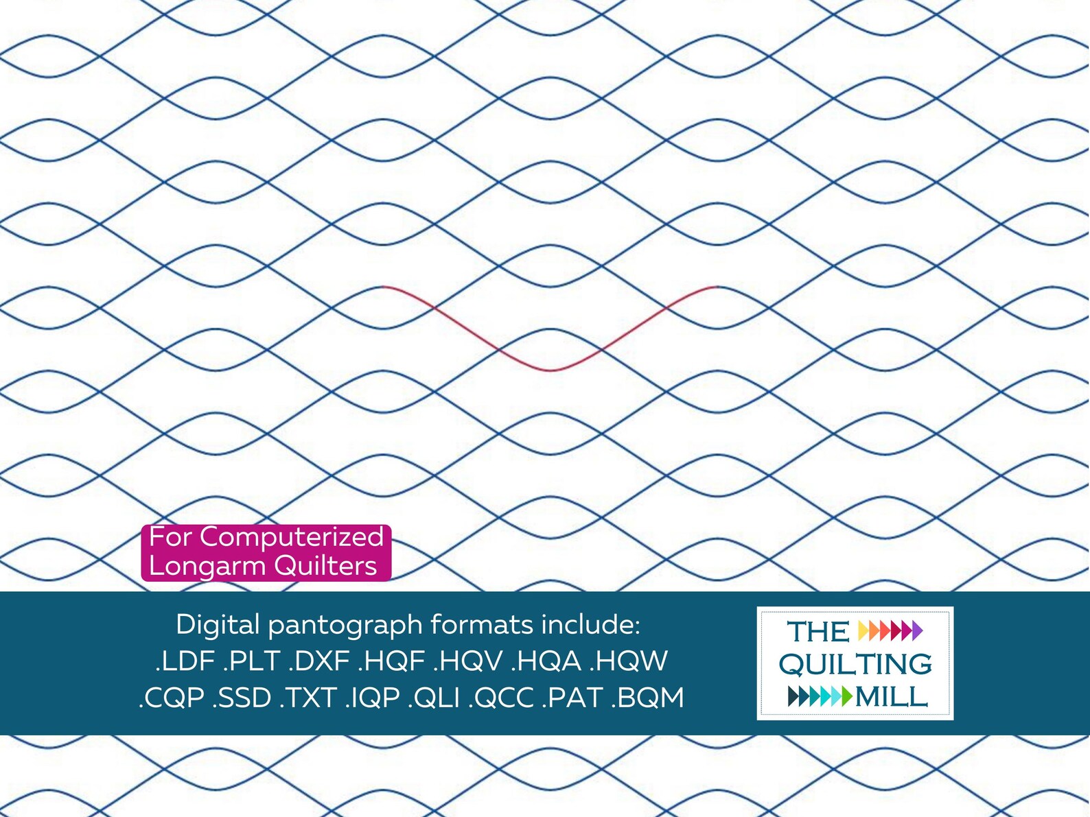 Gentle Lattice – Easy-to-use Digital Quilting Pantograph for Longarm ...