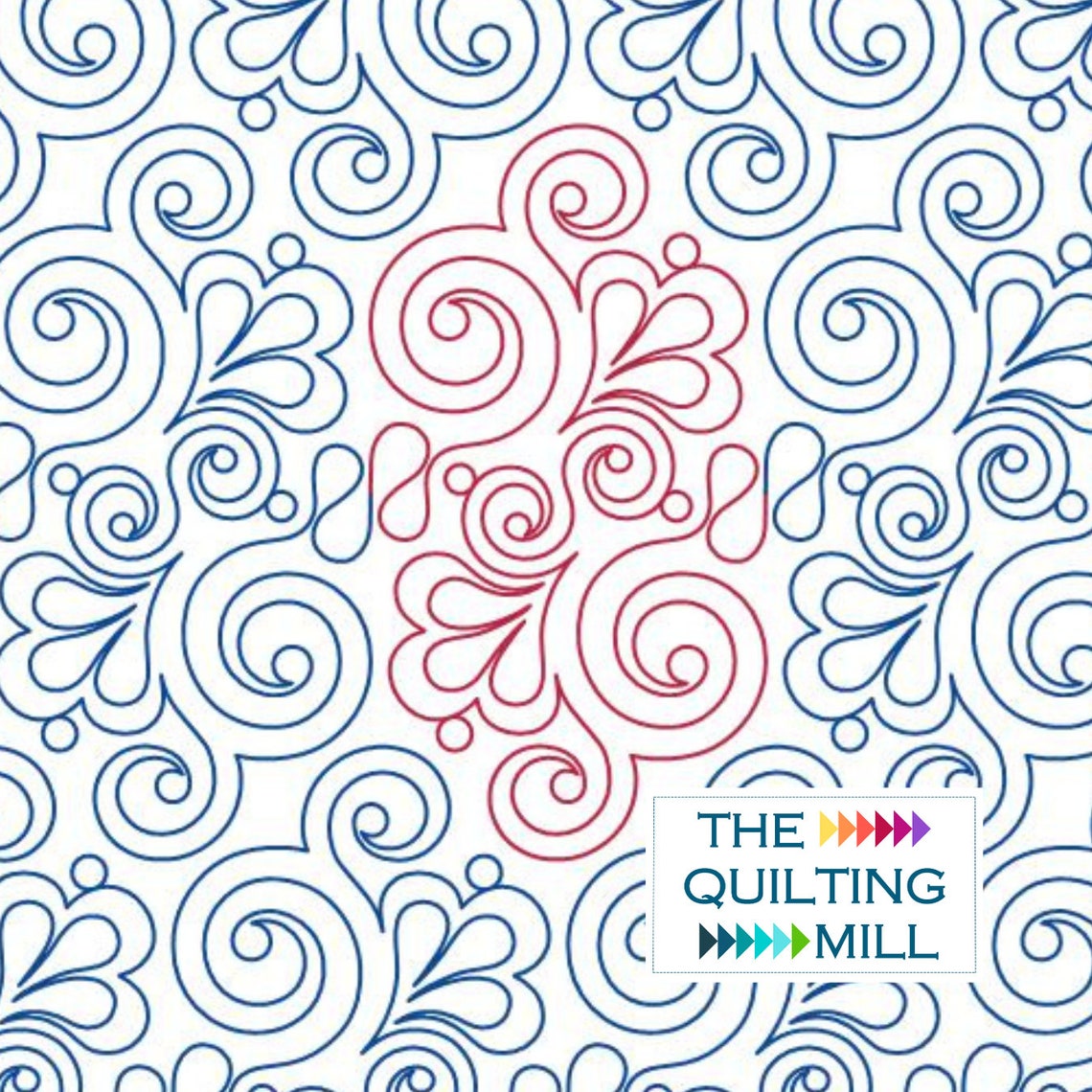Lofty 1 & 1.2 - Playful Feather Scroll Digital Pantograph | Whimsical ...