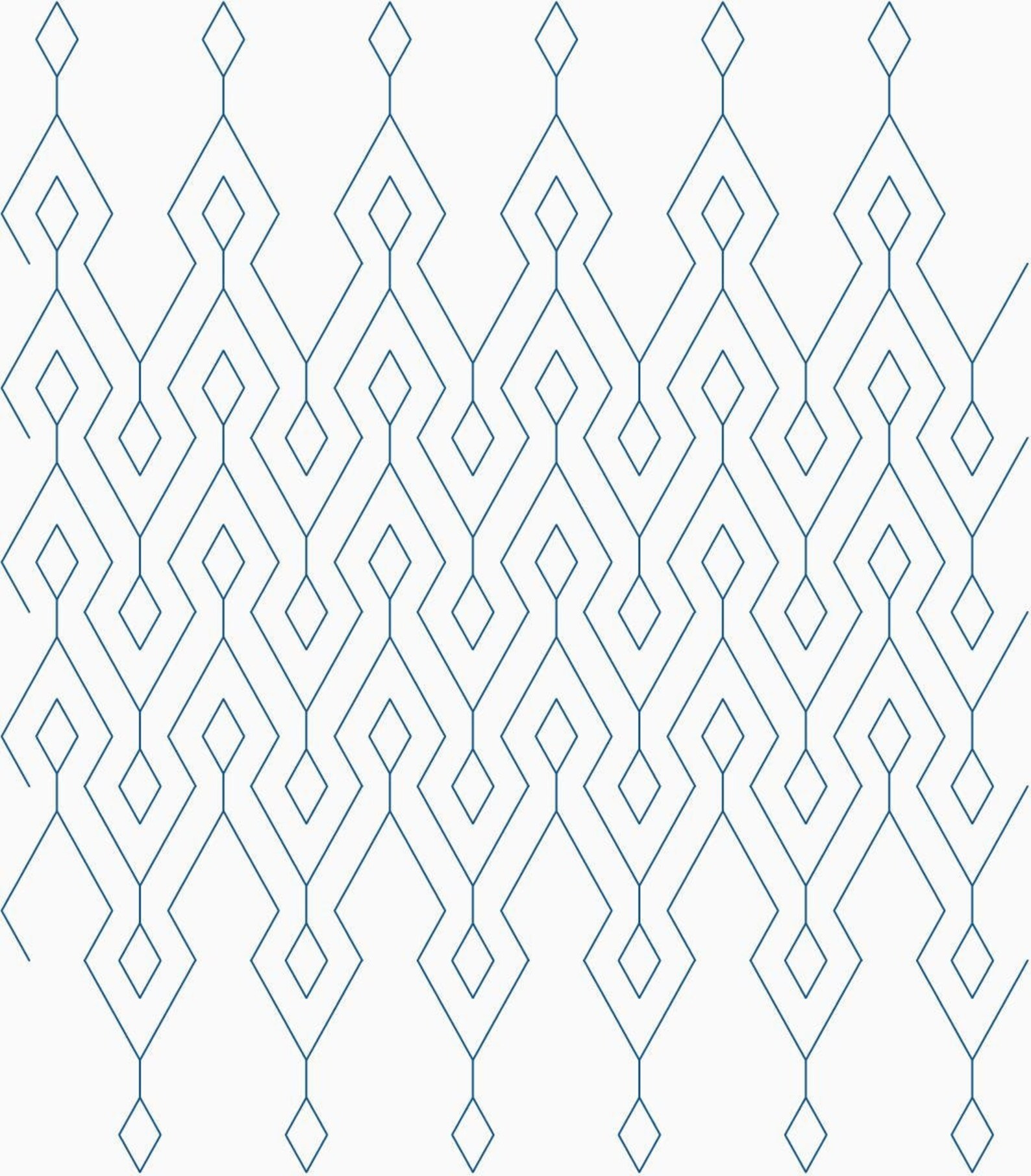 Argyle Chandelier - Digital Pantograph | Modern Diamond Quilting Design ...
