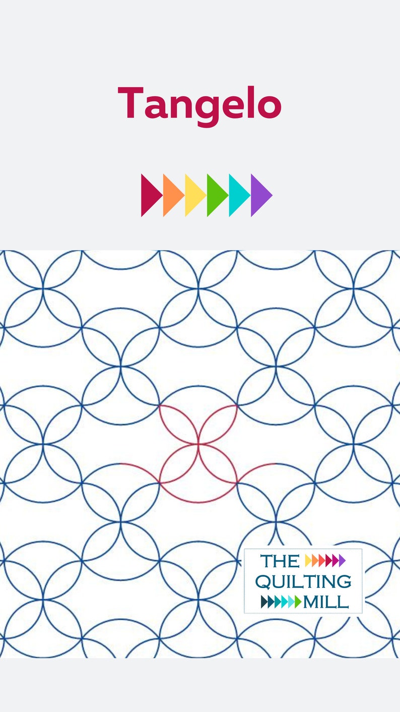 Tangelo Digital Quilting Design for Edge to Edge Longarm Quilting ...