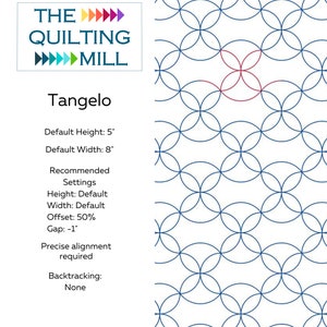 Tangelo - Digital Quilting Design for Edge to Edge Longarm Quilting ...