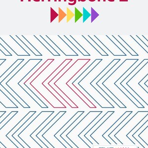 Horizontal Herringbone BUNDLE - Digital Longarm Quilting Design for ...