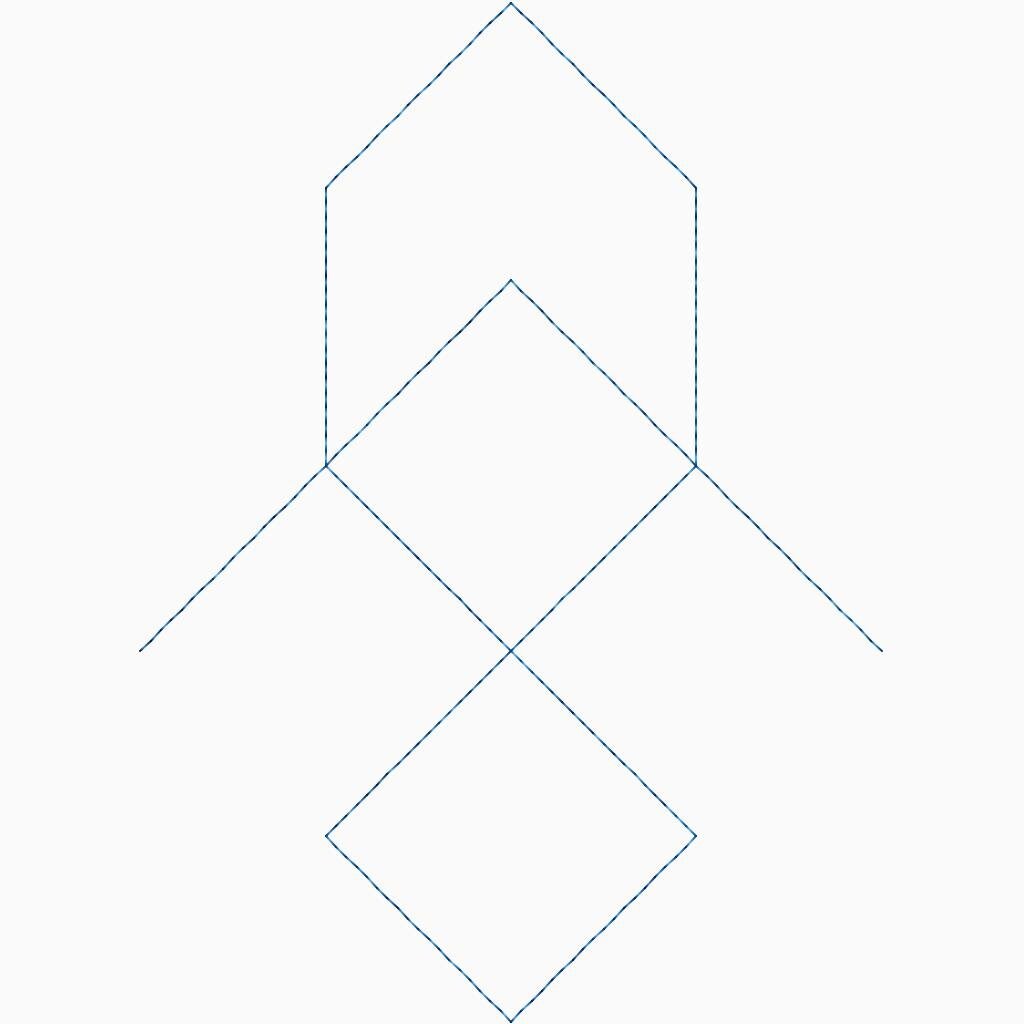 Tessellation 4 - Digital Pantograph | Modern Geometric Quilting Pattern ...