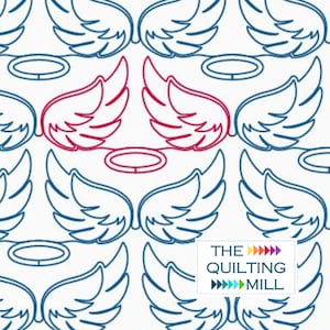 Angel Wings - Digital Longarm Quilting Design for Edge to Edge ...