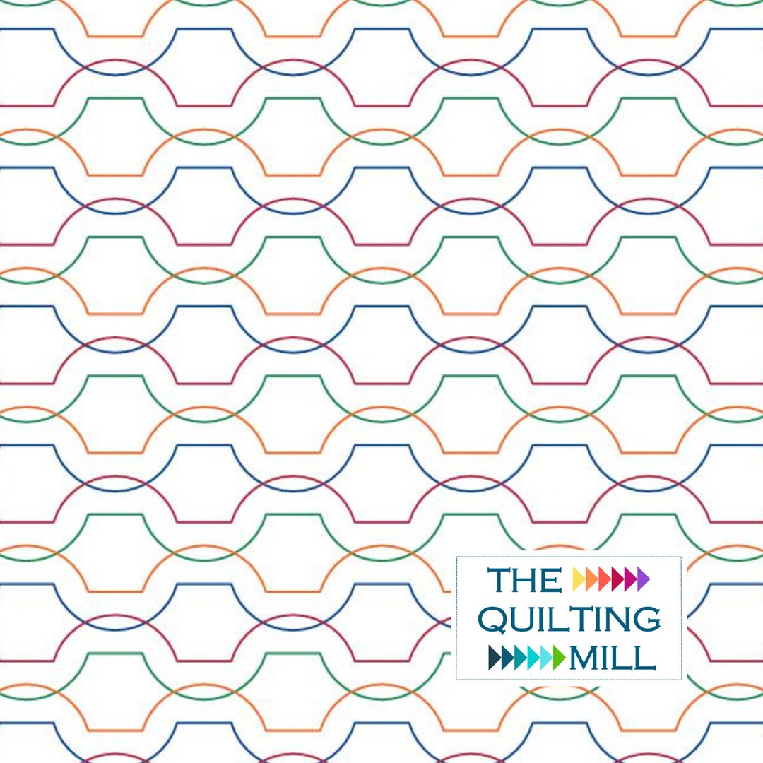 Hexacurve - Digital Pantographs for Quilting - Modern Geometric Hexagon ...