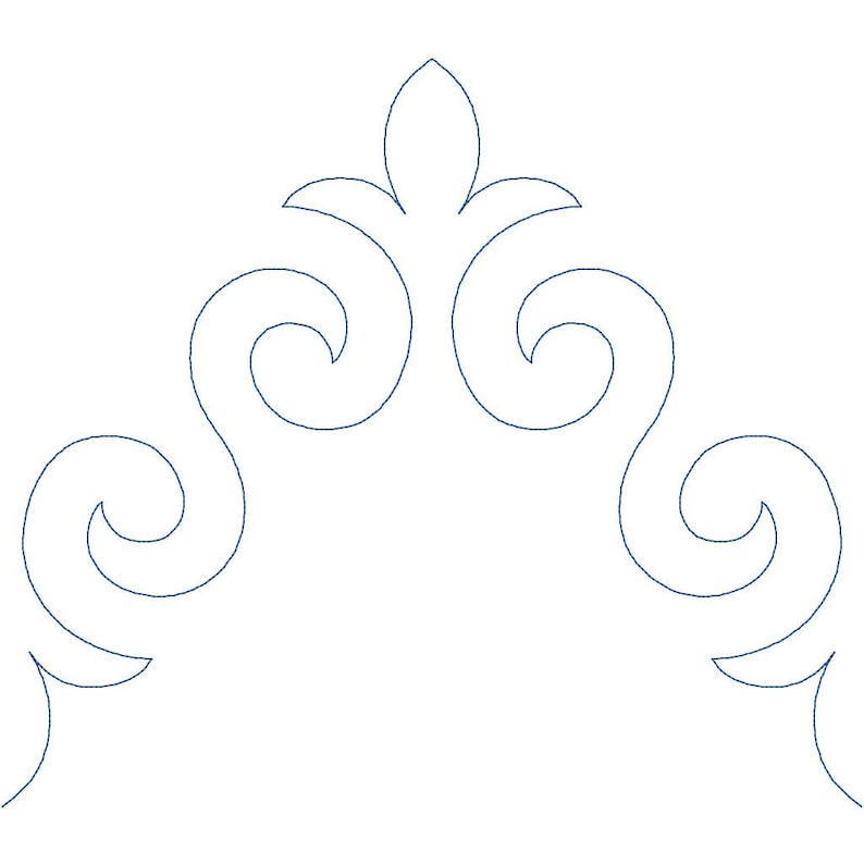 Scrolling - Digital Quilting Pantograph | Longarm Quilt Pattern | E2E ...