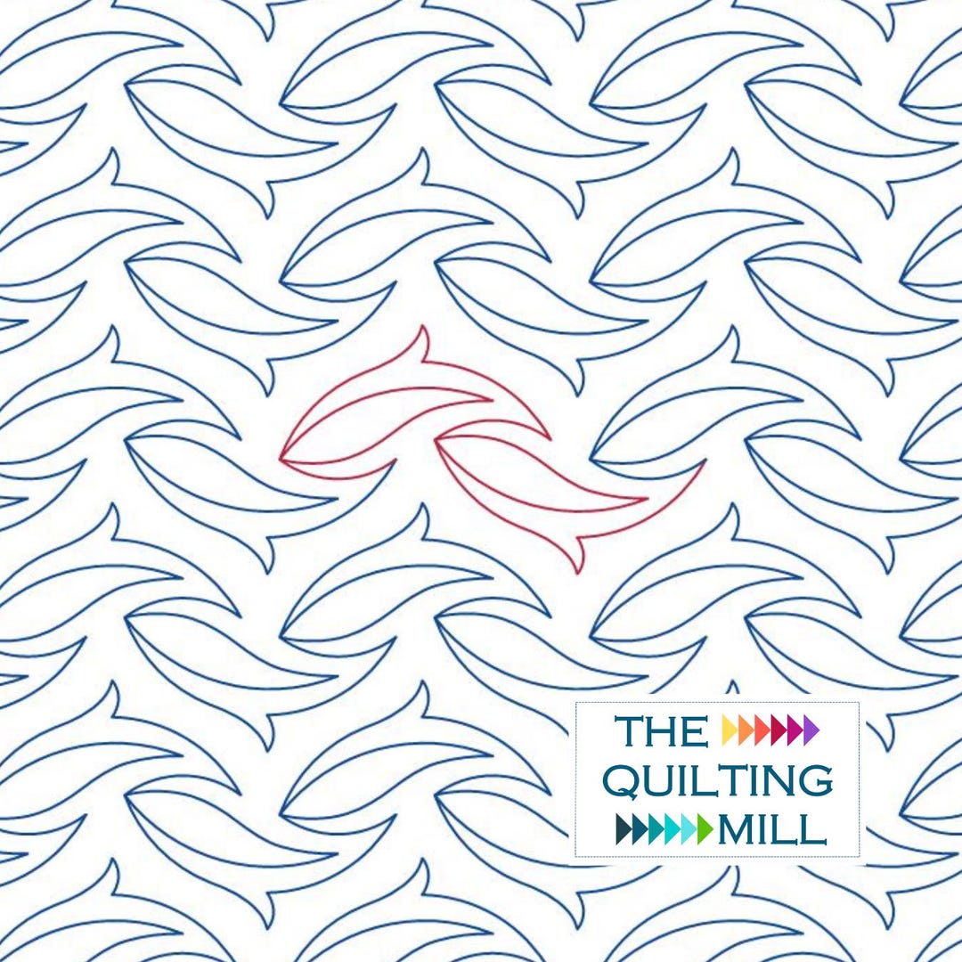 Swoop - Digital Longarm Quilting Design for Edge to Edge Pantograph - Etsy