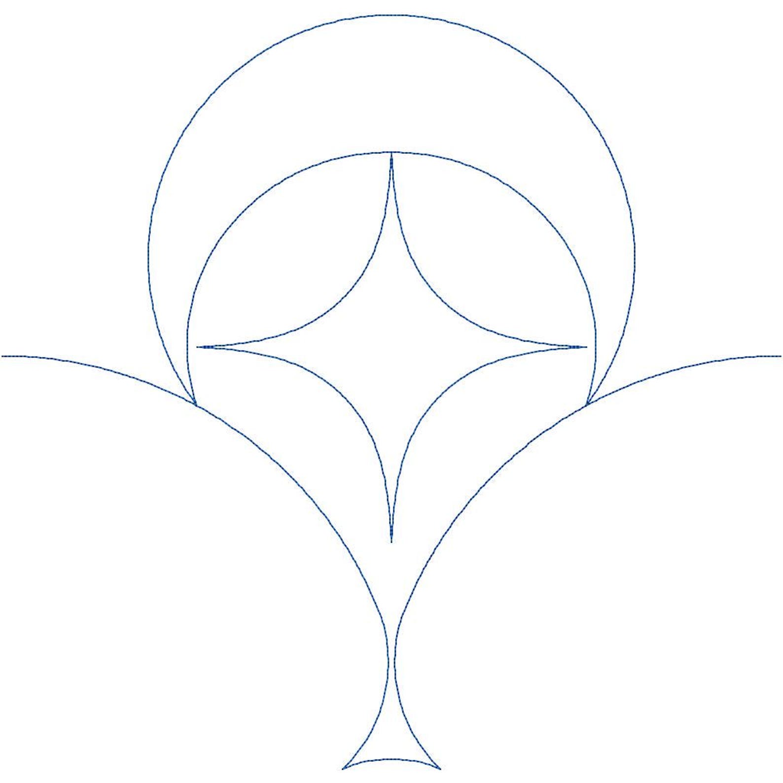 Cosmic Clams - Digital Quilting Pantograph | Longarm Clamshell Design ...