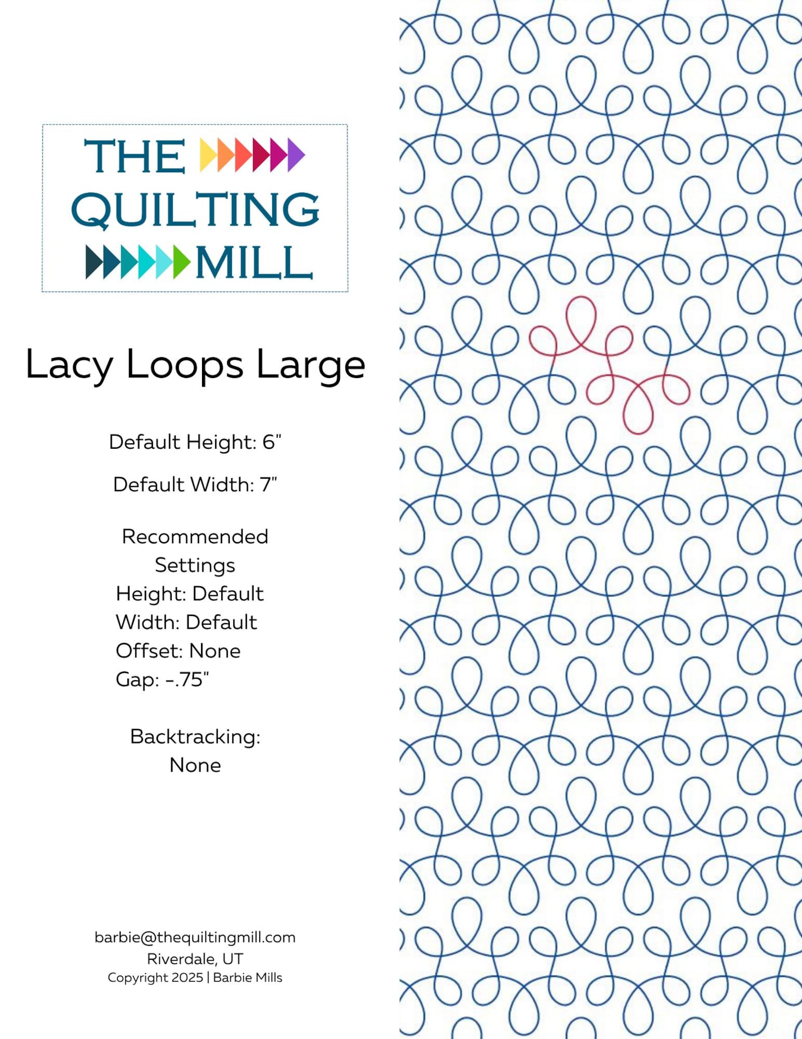 Lacy Loops Large - Self-print Paper Pantograph & Pantovision | Playful ...