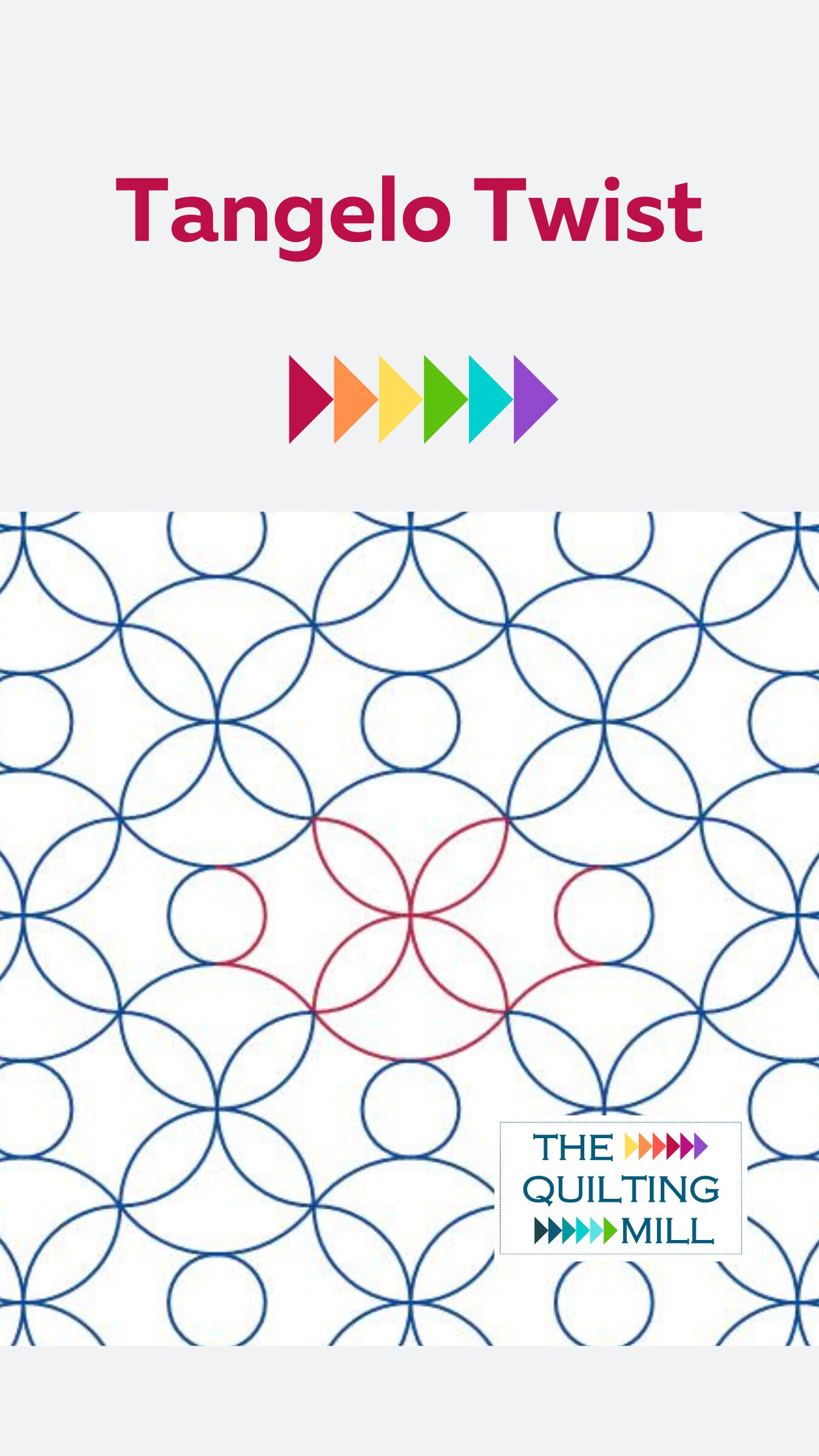 Tangelo Twist - Digital Quilting Design for Edge to Edge Longarm ...