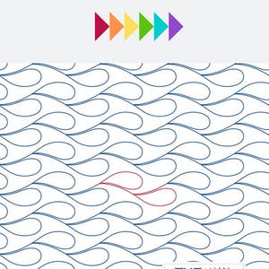 Spring Willow – Digital Longarm Quilting Pantograph | Gentle Curves ...