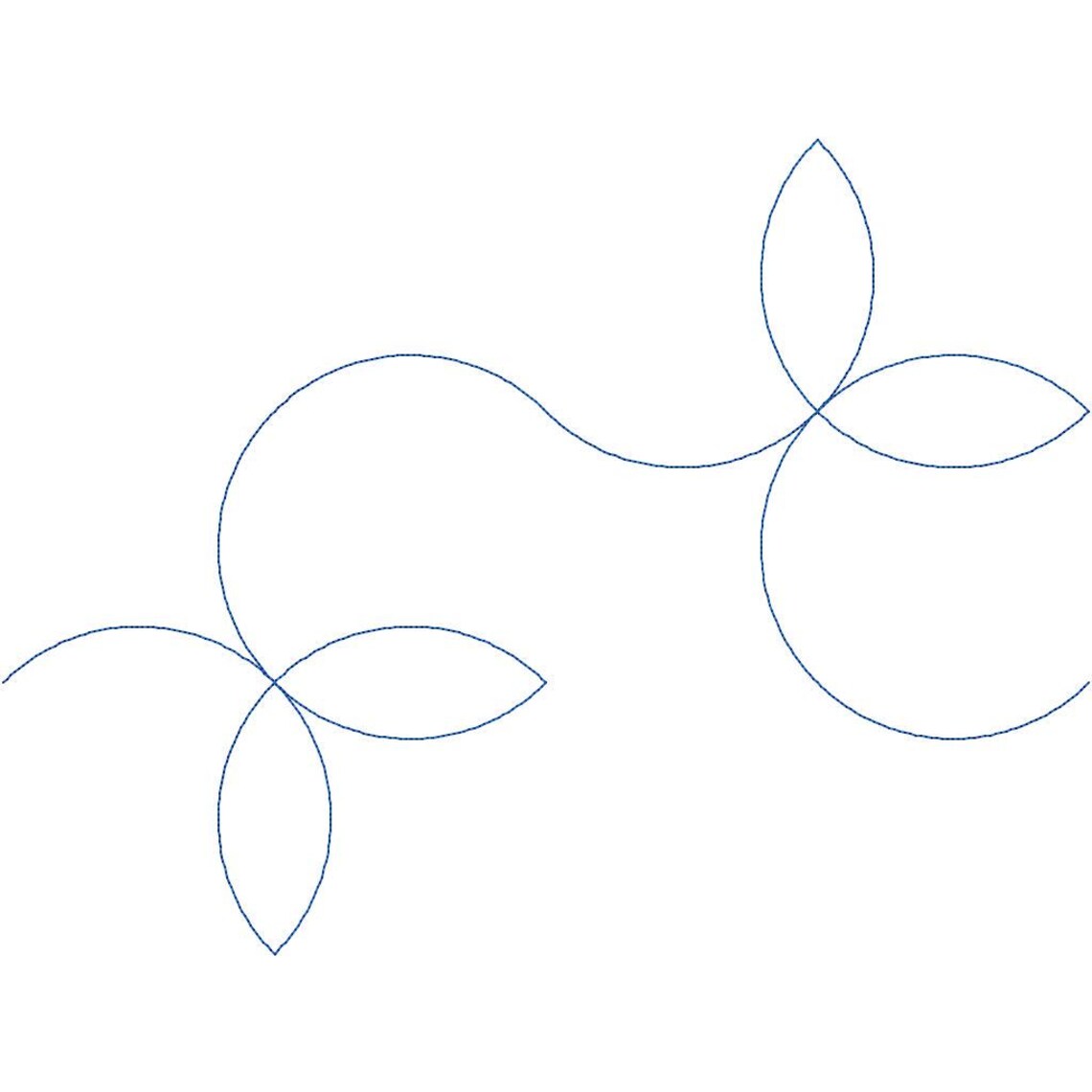 Sprouting - Longarm Pantograph | Leafy Vine Digital Quilting Pattern ...