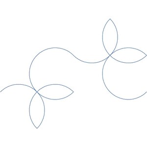 Sprouting - Longarm Pantograph | Leafy Vine Digital Quilting Pattern ...