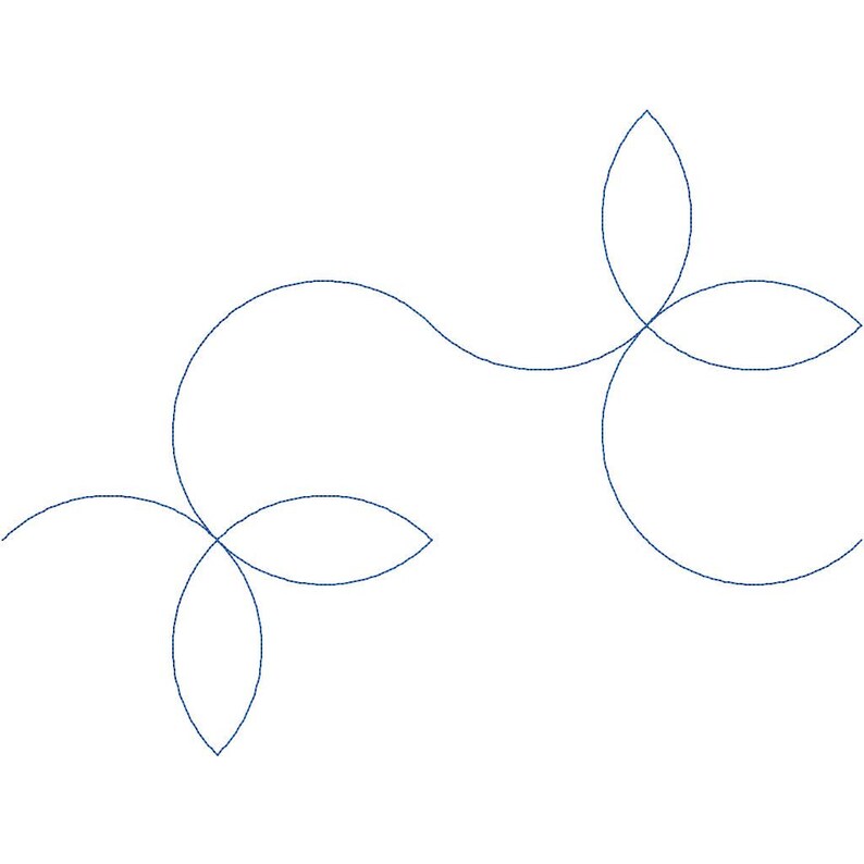Sprouting - Longarm Pantograph | Leafy Vine Digital Quilting Pattern ...