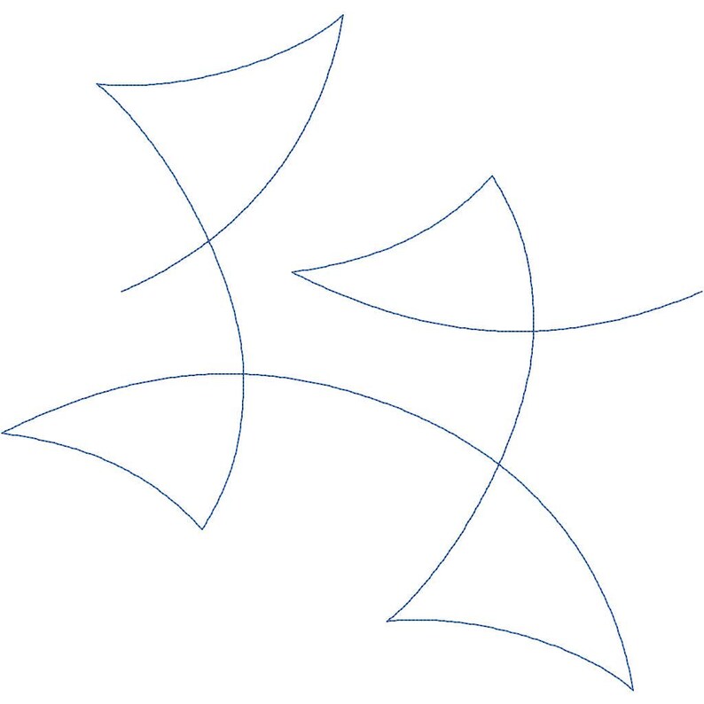 Scattered - Digital Pantograph | Geometric Longarm Quilting Pattern ...