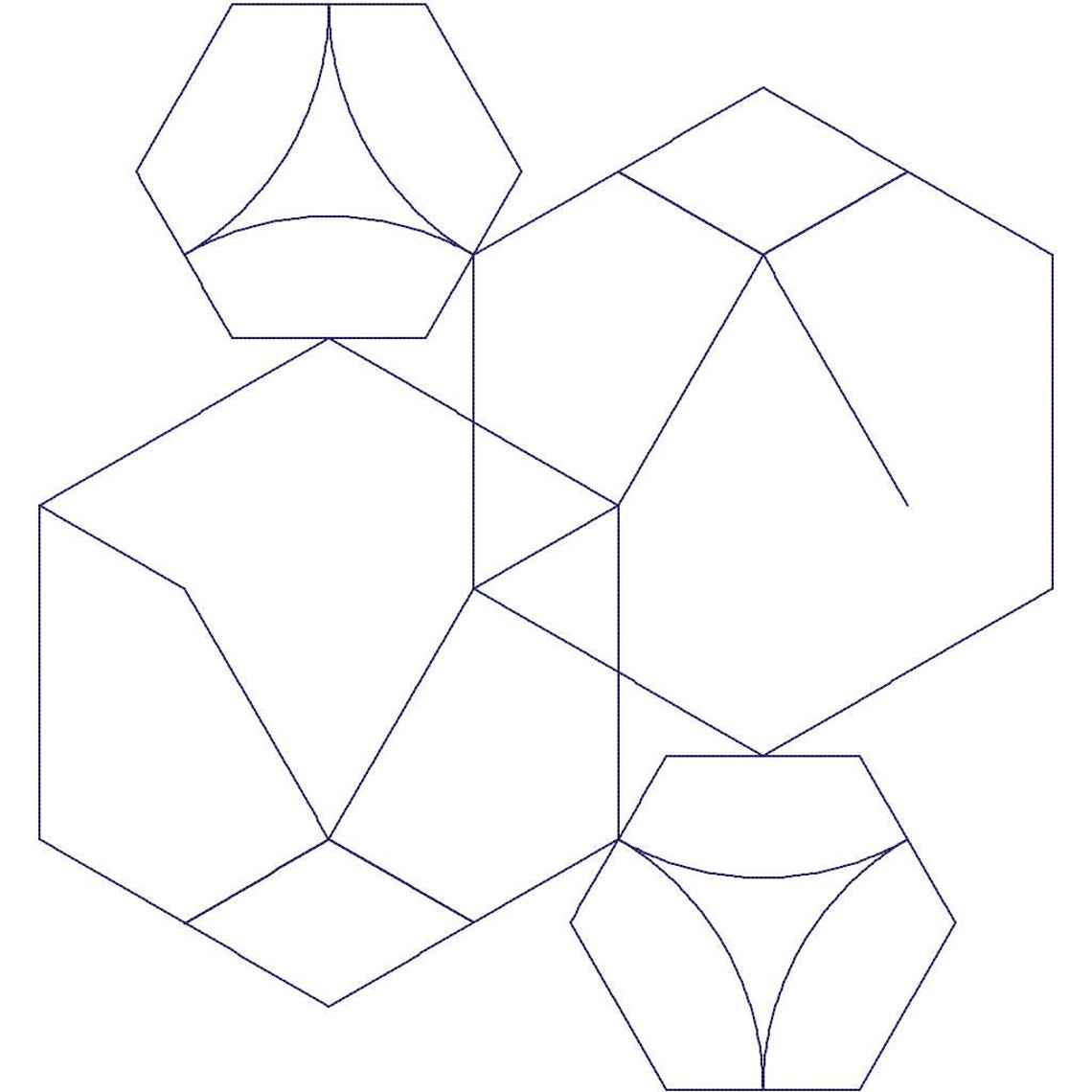 Complexigons - Digital Quilt Pantograph | Longarm Quilting Design ...