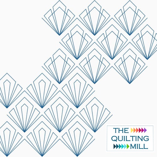 SUNSHINE SHELLS Longarm Quilting Digital Pattern for Edge to - Etsy