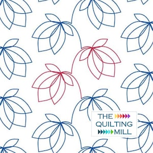 Nodding Bellflower - Digital Longarm Quilting Design for Edge to Edge ...