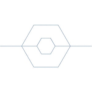 Hexacomb - Digital Pantograph | Longarm Quilting Pattern | Modern ...