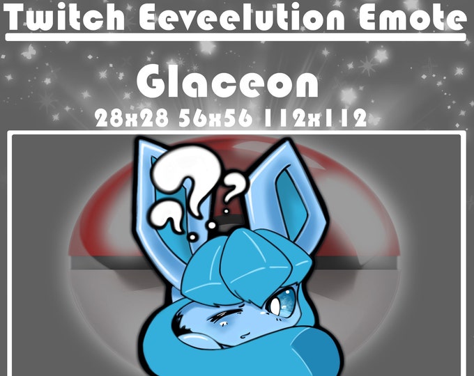 Twitch Emote Glaceon wut - Etsy