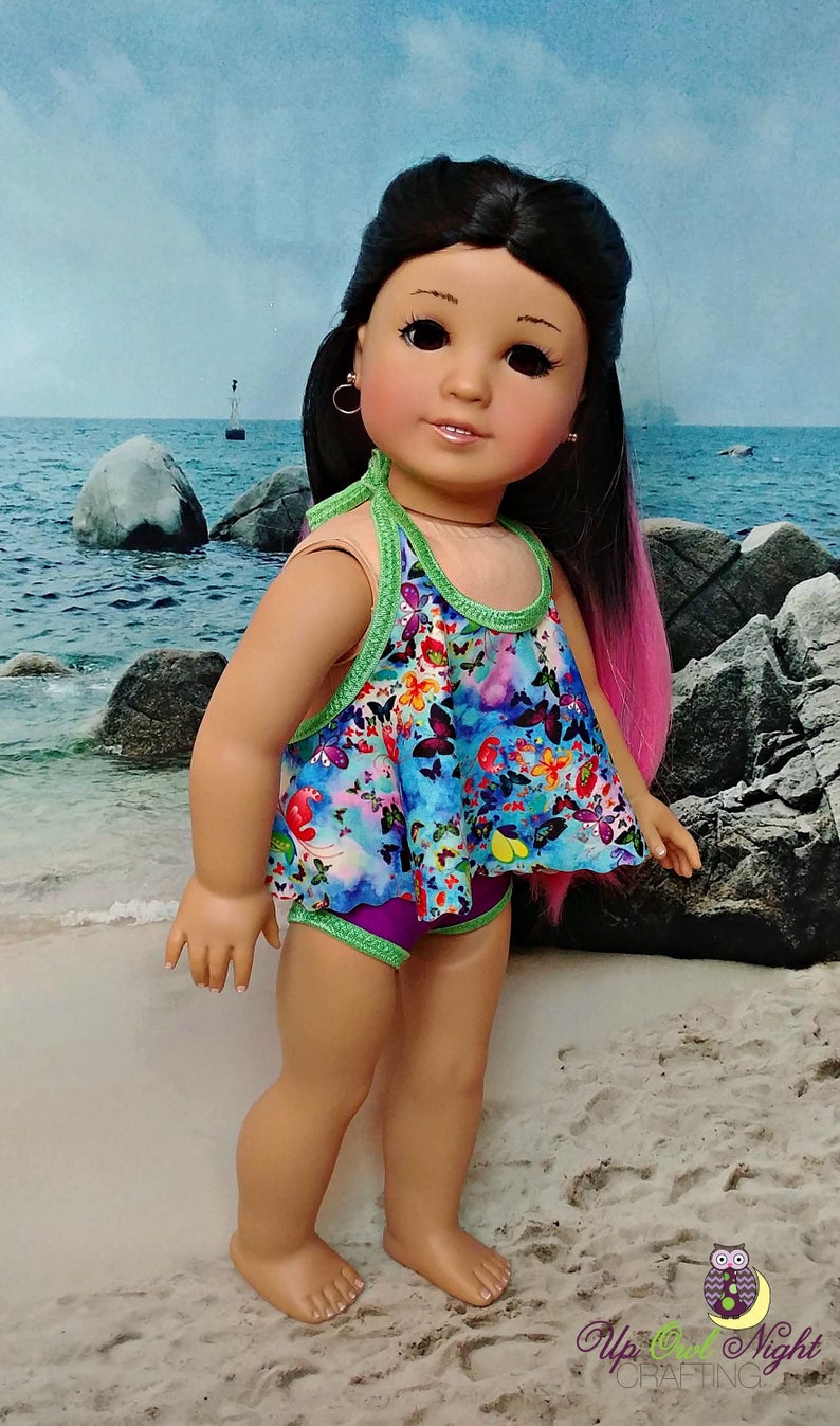 Doll Butterfly Bathing Suit Swimsuit Fits 18 Girl Dolls - Etsy