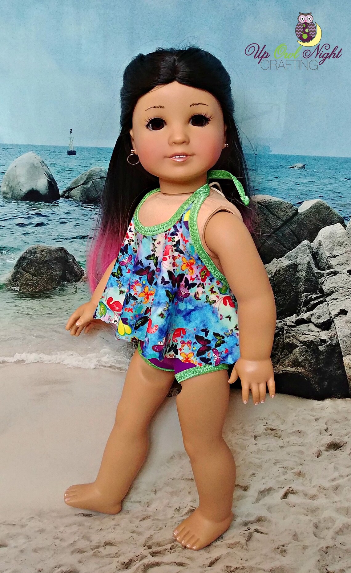 Doll Butterfly Bathing Suit Swimsuit Fits 18 Girl Dolls - Etsy