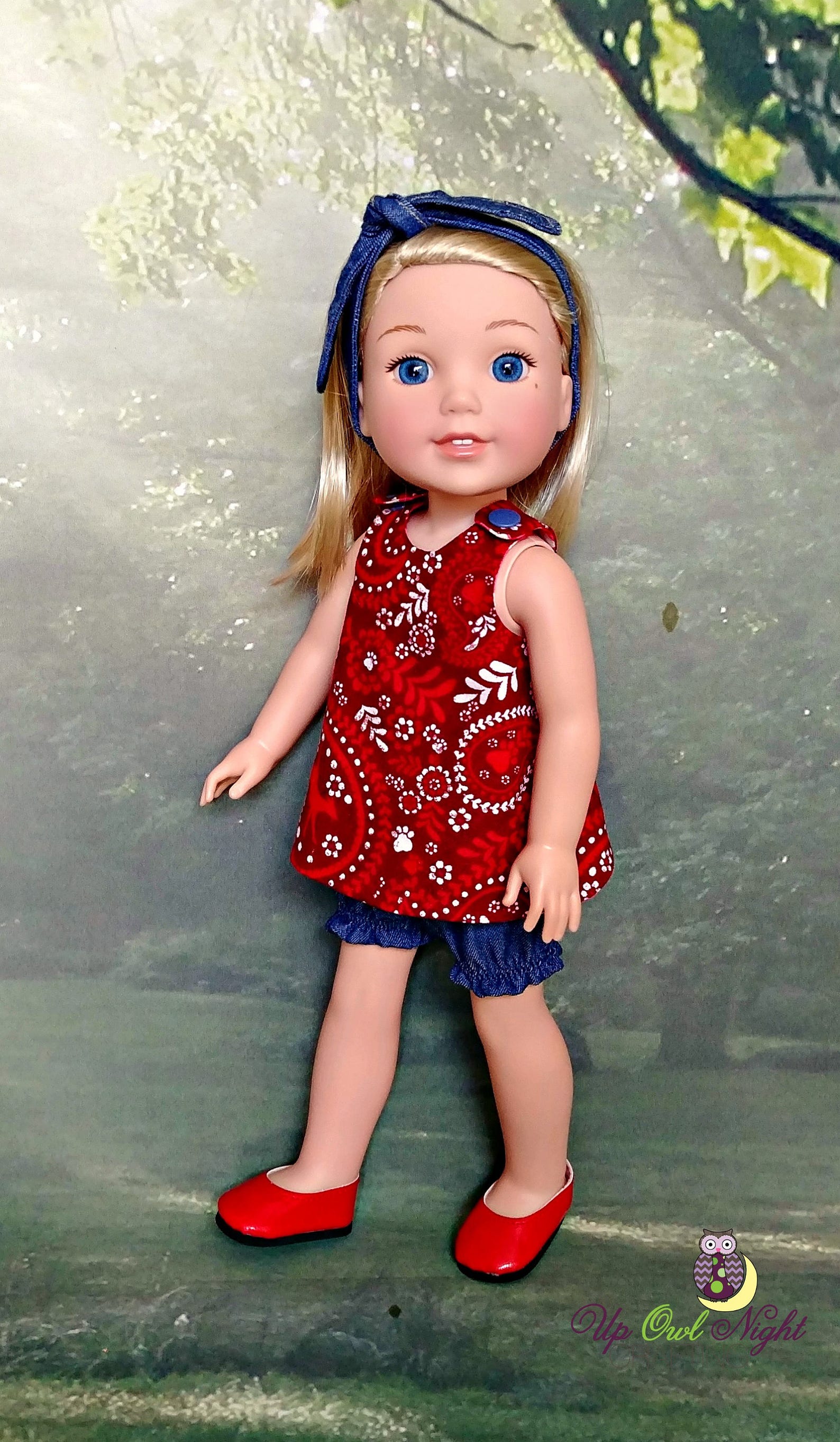 Reversible Doll Top and Bloomers Complete Outfit American | Etsy