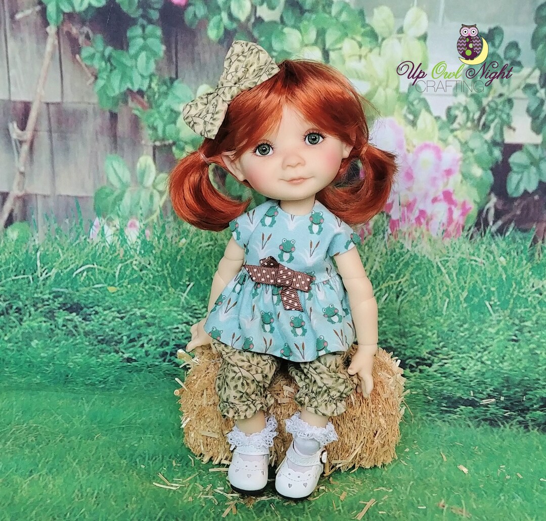 Meadow Dumpling Dolls Frog Top and Capris Set - Etsy