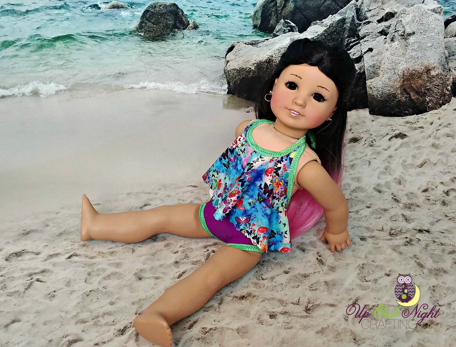 Doll Butterfly Bathing Suit Swimsuit fits 18 Girl Dolls | Etsy