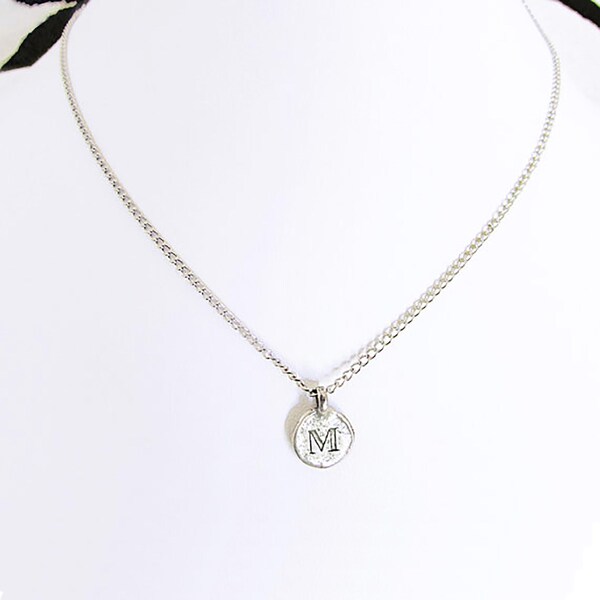 M Necklace - Etsy