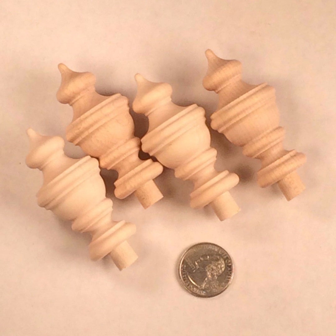 Clock Finial, Solid Maple Ready to Stain MF1 - Etsy