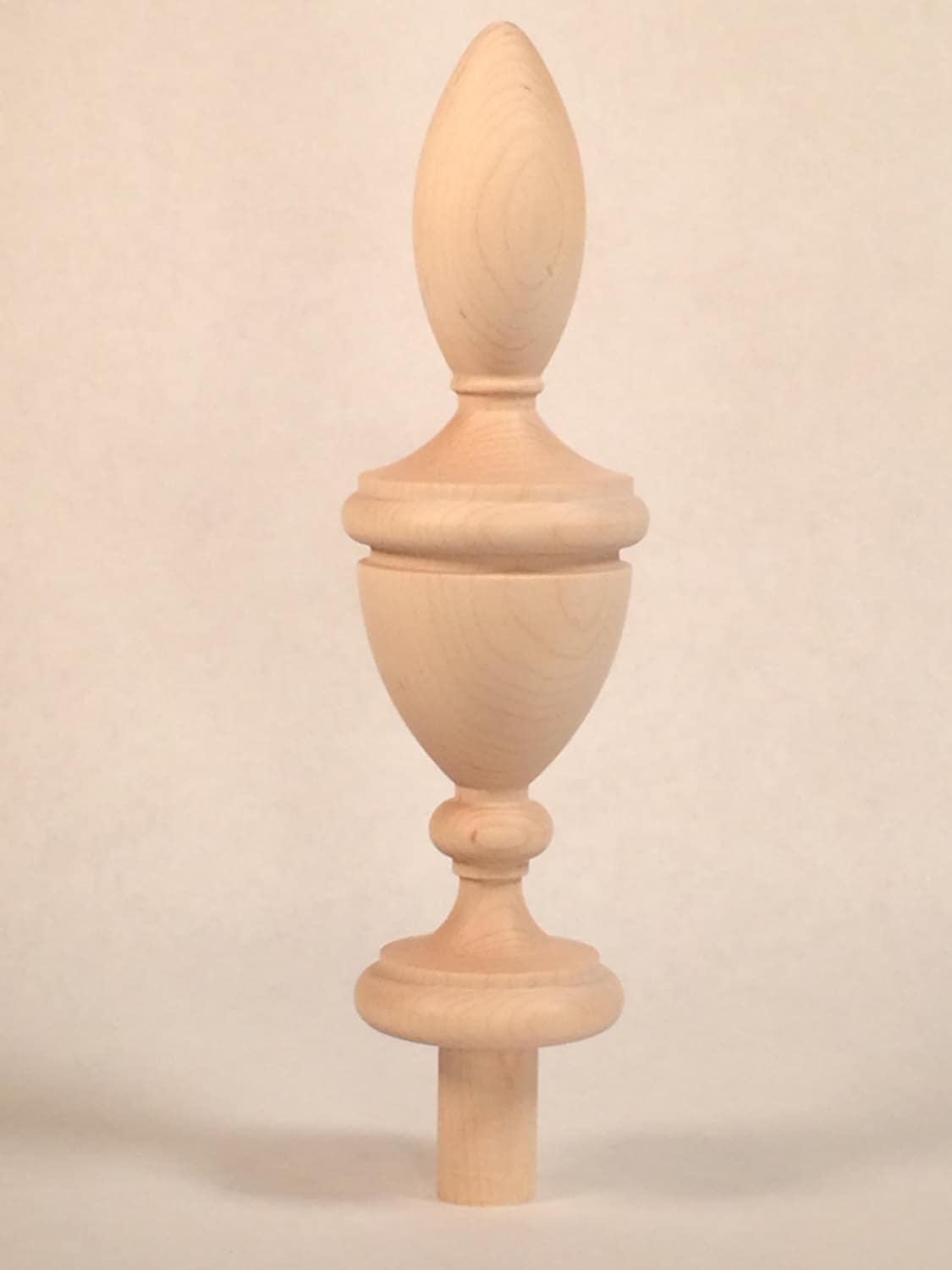 Unfinished Maple Finial "new". #T003 Really Nice and Ready to Stain - Etsy