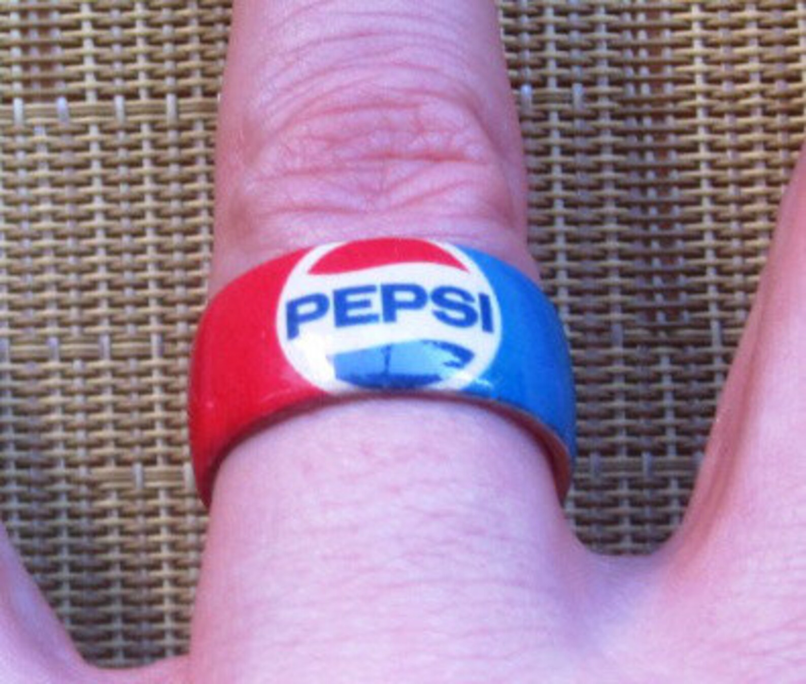 Coke or Pepsi Wood Finger Rings - Etsy