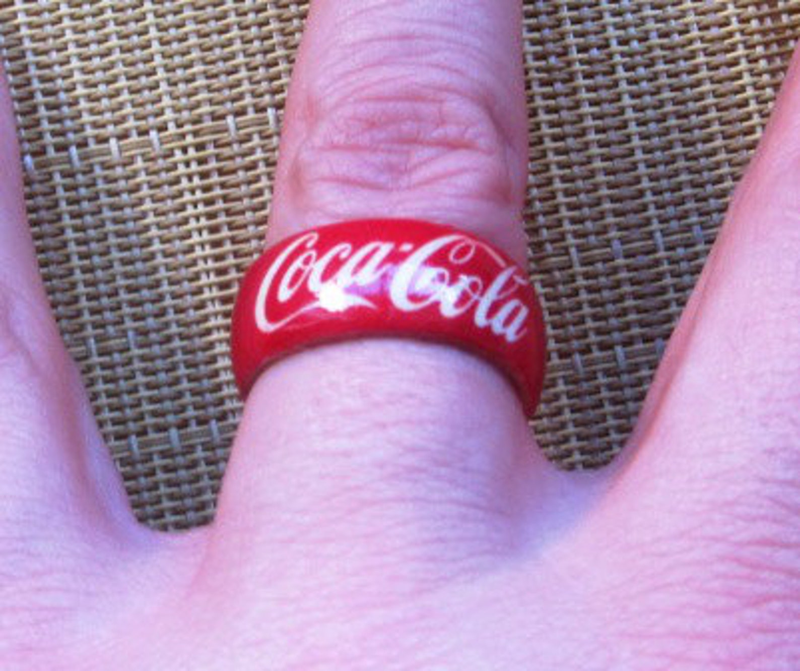 Coke or Pepsi Wood Finger Rings - Etsy
