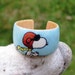 Aviator Snoopy Adjustable Wood Ring - Etsy