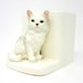 Vintage Porcelain Lefton Cat Planter, White Persian With Pink Ears and ...