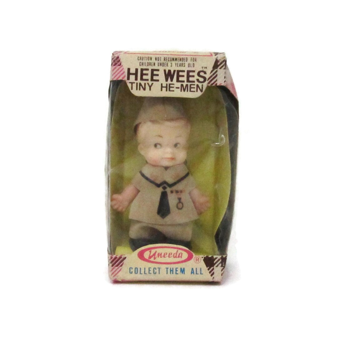 Vintage 1970's Hee Wee Toy Doll Dressed in Complete Military Soldier ...